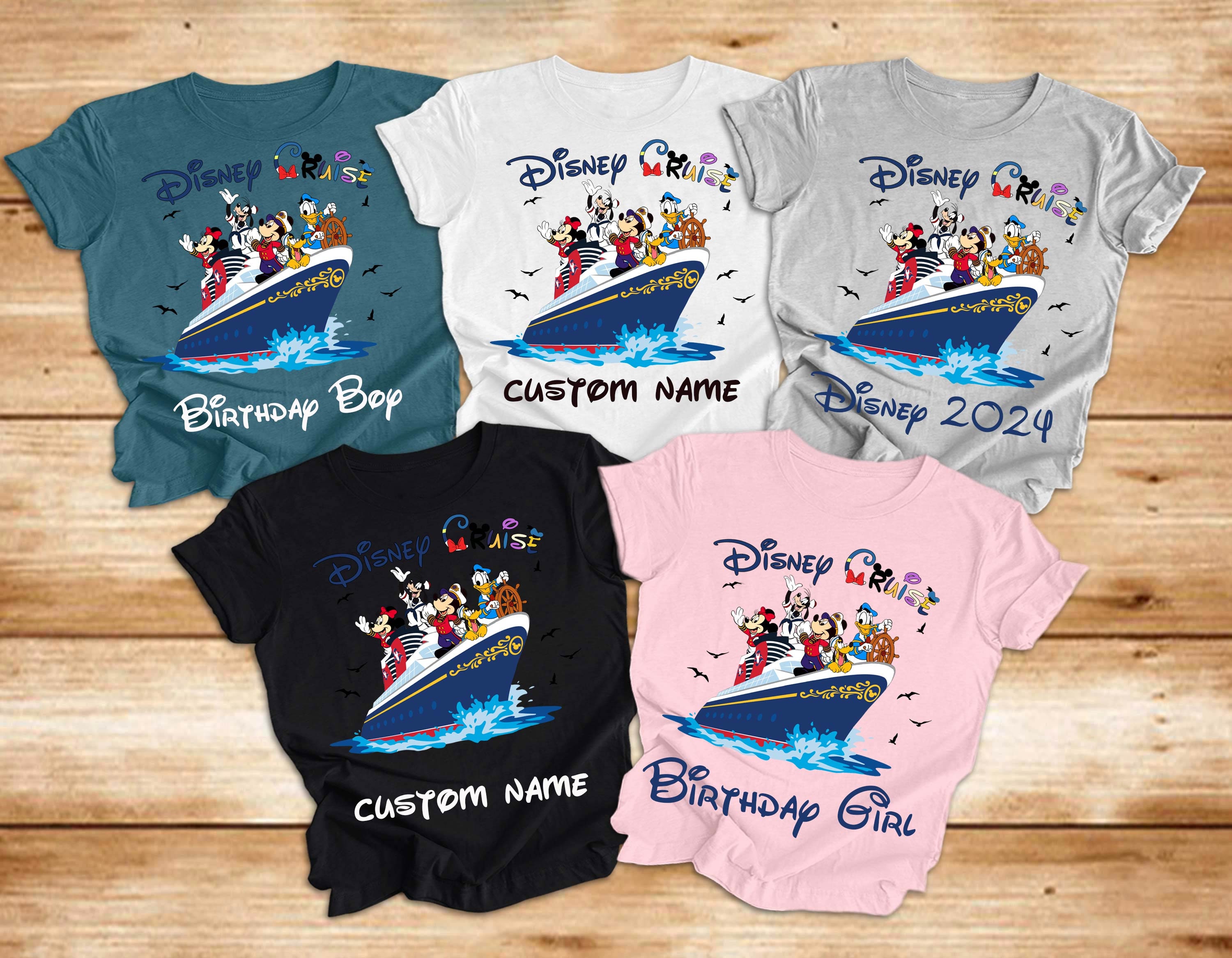 Custom Disney Cruise Shirt, 2024 Disney Cruise Family Shirts, Kids ...