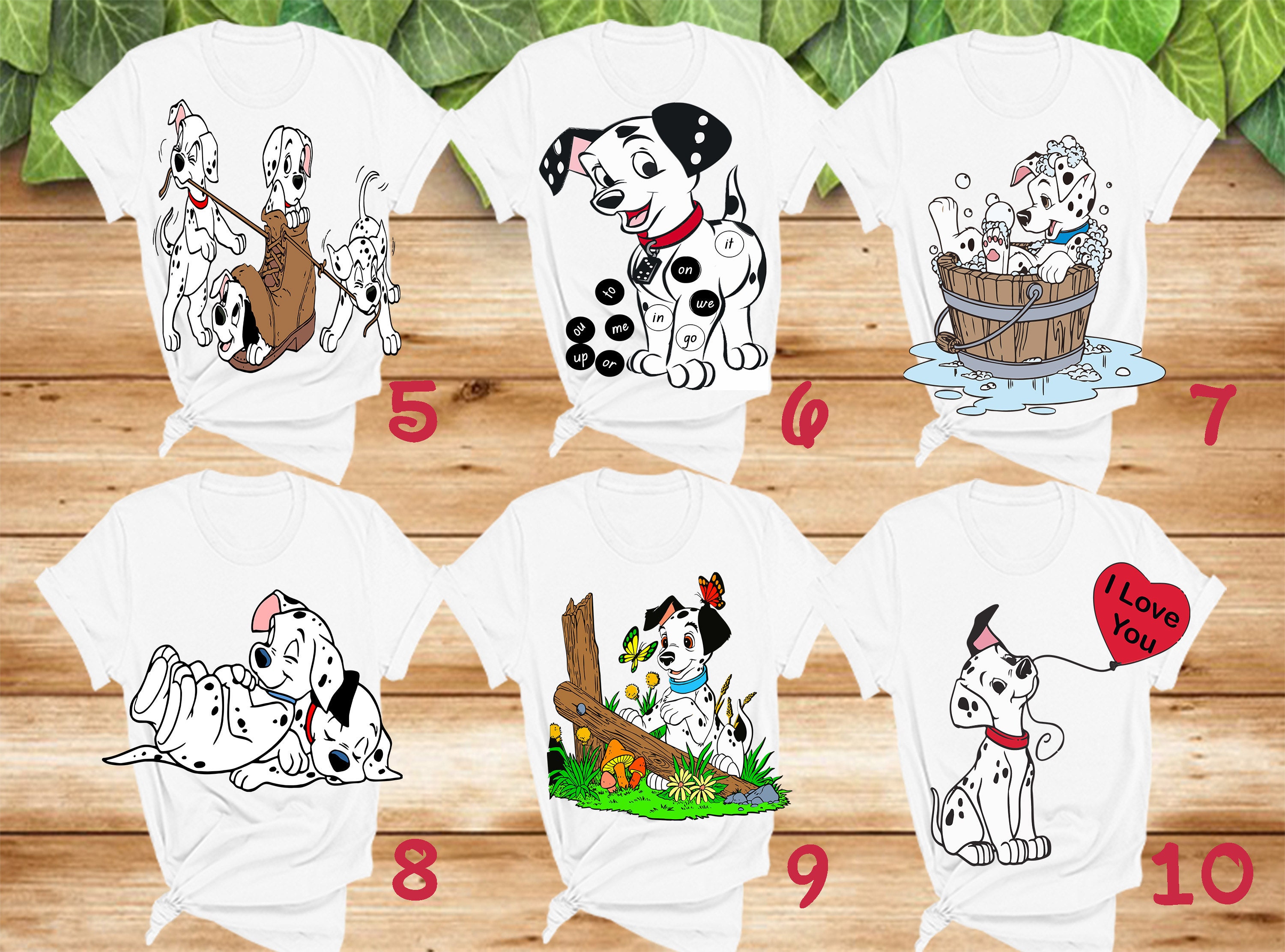 Disney 101 Dalmatians Shirt, 101 Dalmatian Family Shirt, Disney Dogs ...