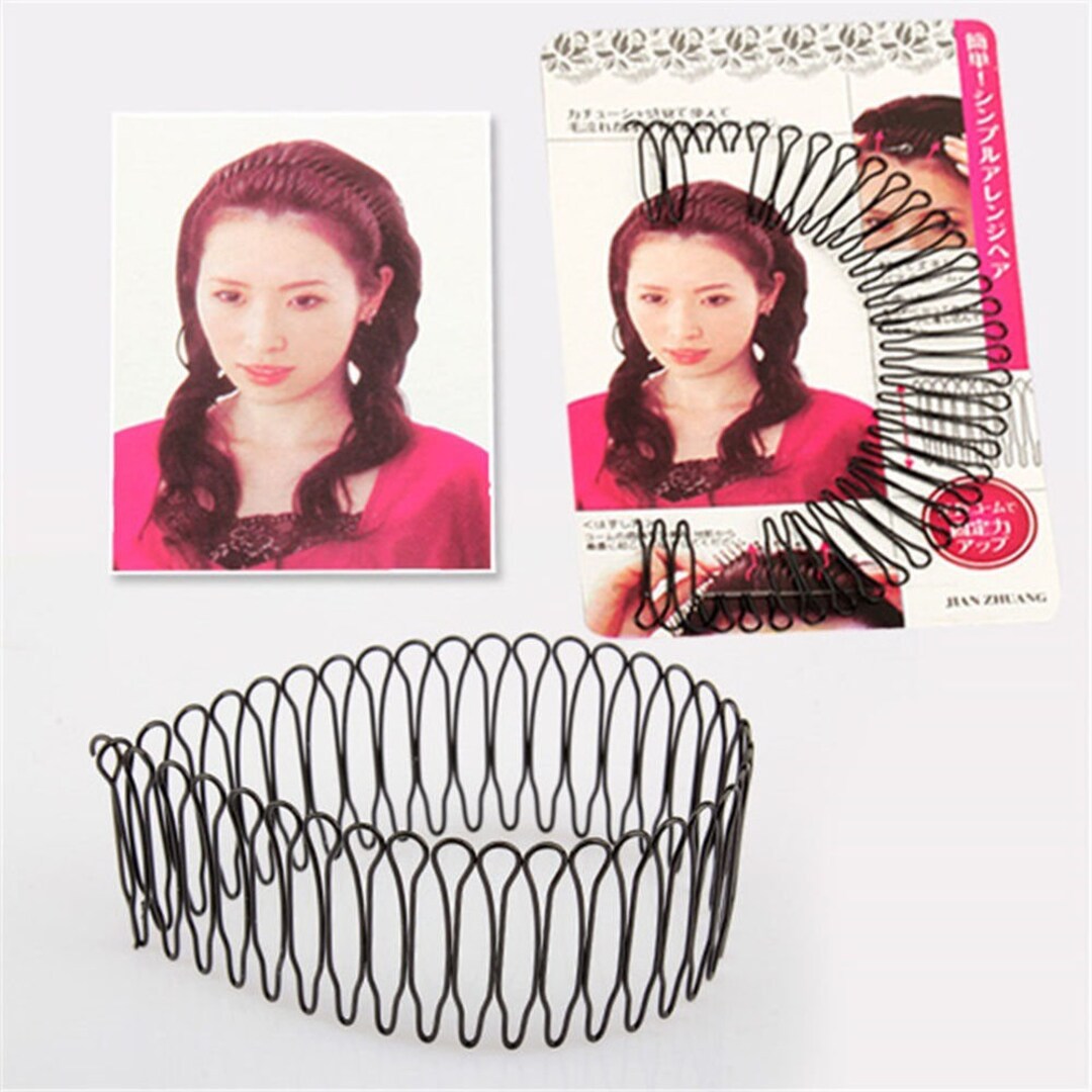 Hair Styling Tool Roll Curve Clip Pin Invisible Bang Fringe Black Hair ...