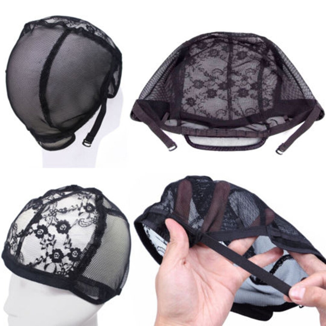 Lace Mesh Wig Cap for Making Wigs Hair Weaving Stretch Adjustable ...