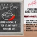 CHILI Bar | Chili Station - Chalkboard | Fall Winter Party Idea | Party ...