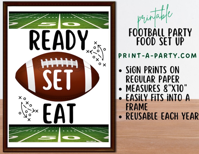 FOOTBALL FOOD BAR | Food Station for Party | Food Bar for Party ...