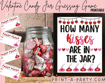 Valentine Candy Guessing Game | How Many Candies in Jar | Valentine's ...