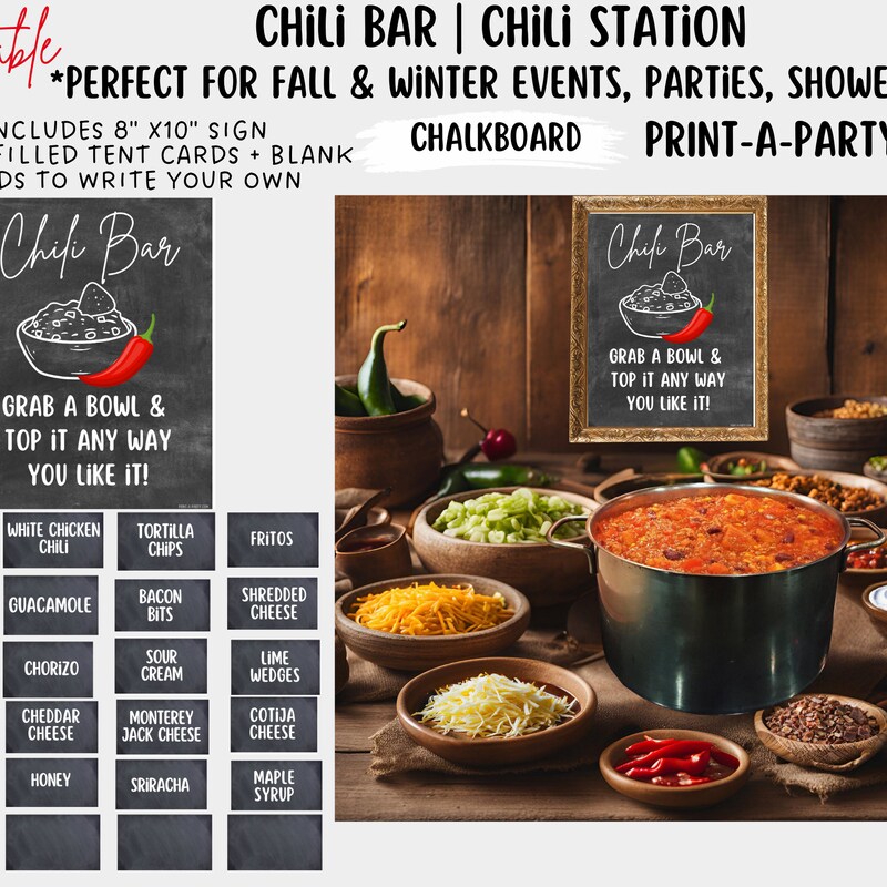 Chili Bar - Etsy