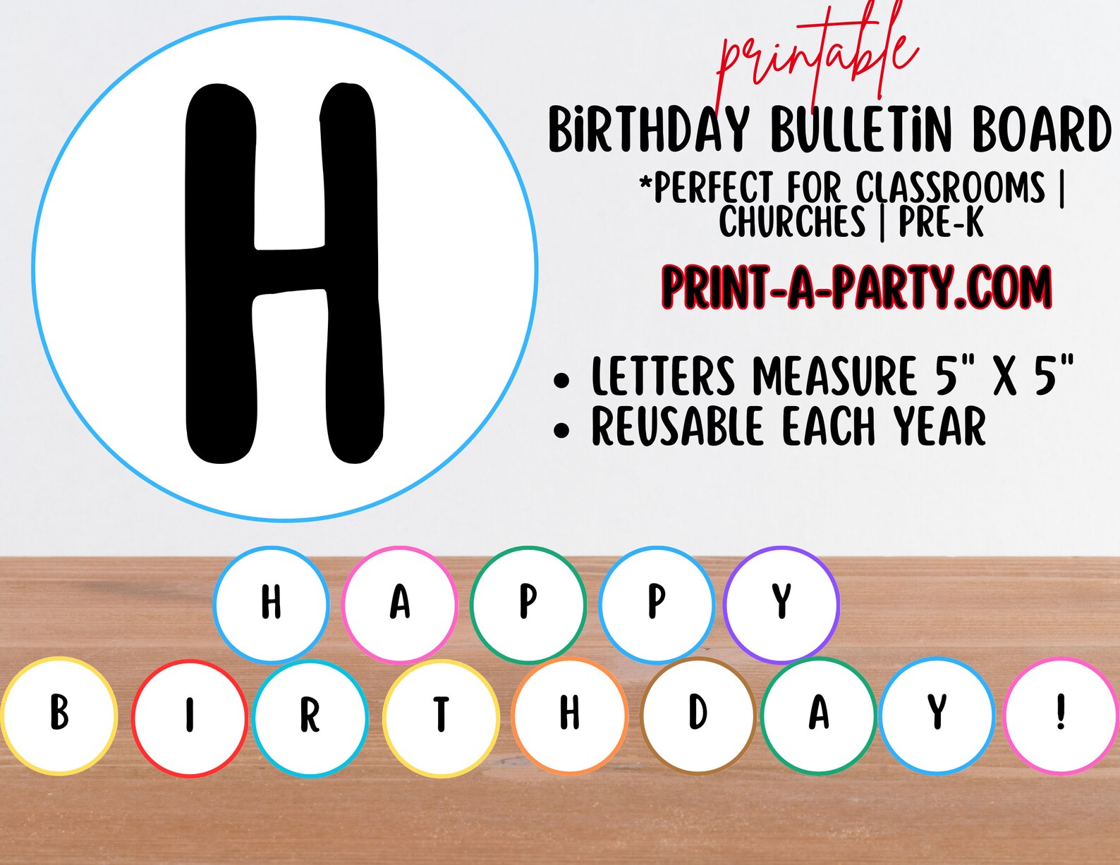 BACK TO SCHOOL: Birthday Bulletin Board Display for Classroom ...