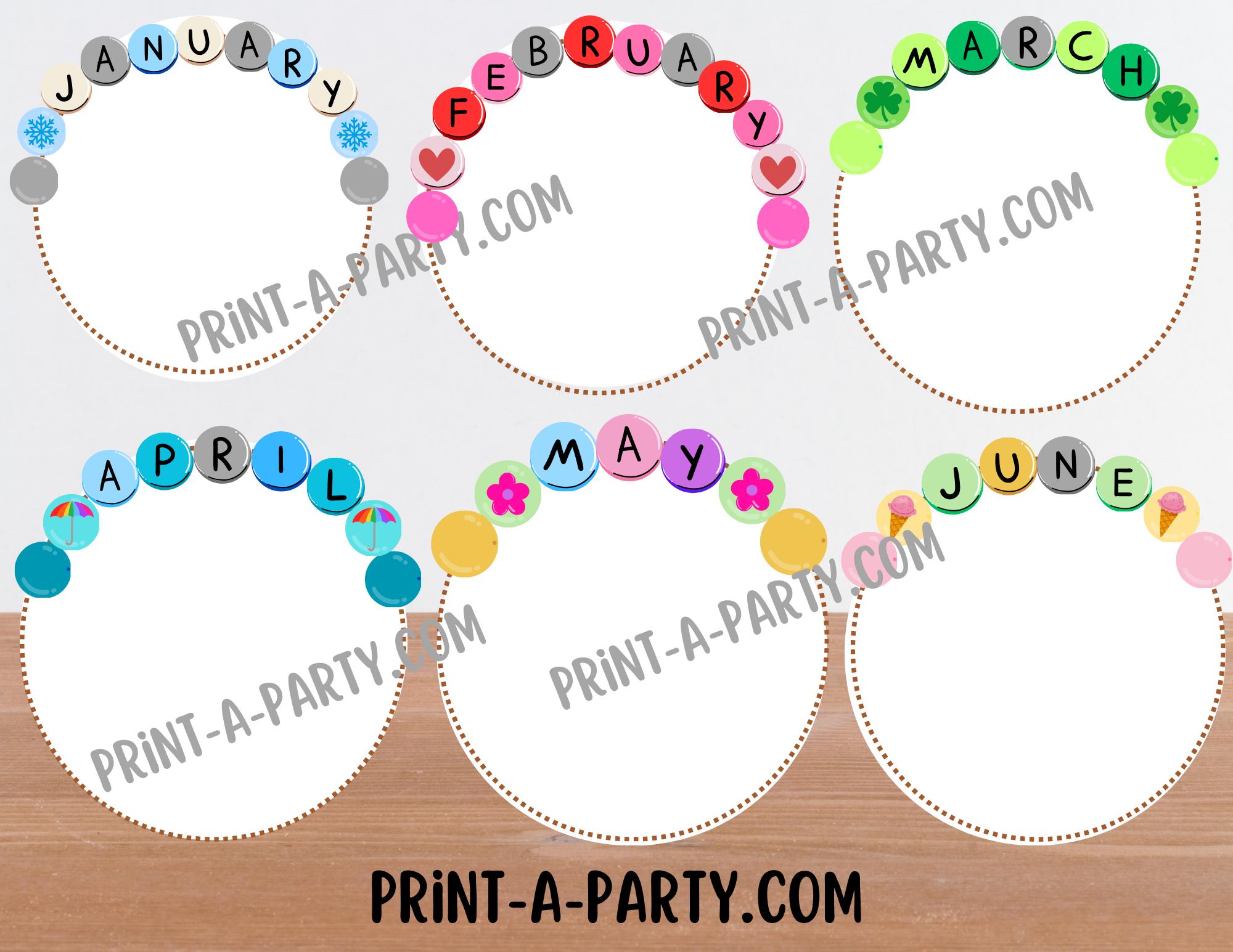 BACK TO SCHOOL: Birthday Bulletin Board Printable Display for Classroom ...