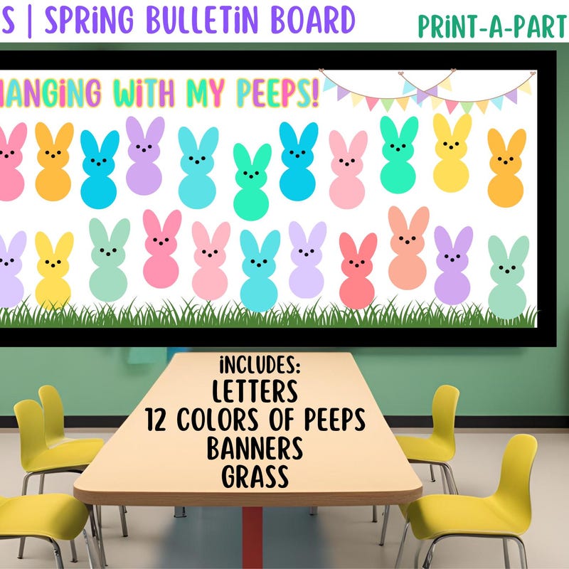 Peeps Bulletin Board - Etsy