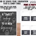 End of School Year Candy Table Kit: Chalkboard Graduation Party Decor ...