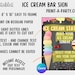 Editable Ice Cream Bar Sign and Toppings Labels: Sundae Station ...