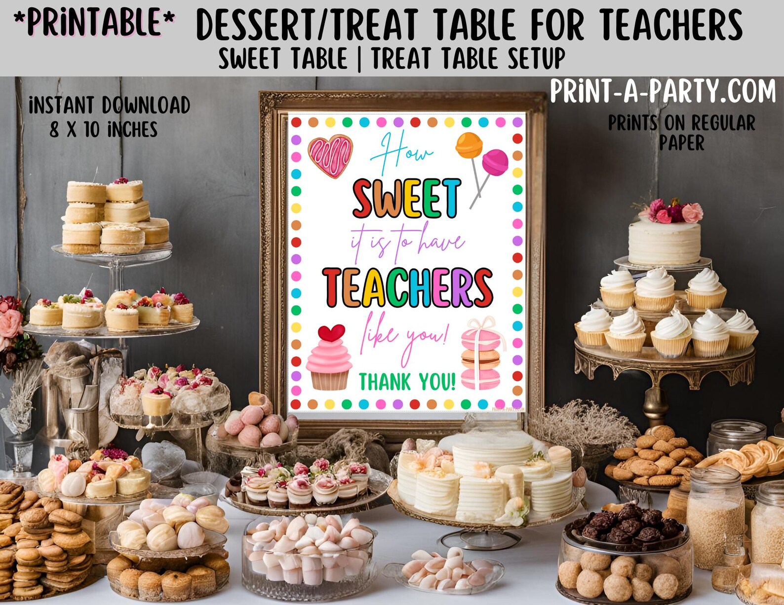 Appreciation Sign HOW SWEET It is to Have TEACHERS Like You! | Teacher ...