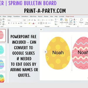 BACK TO SCHOOL: Bulletin Board Printable Display for Classroom - Easter ...