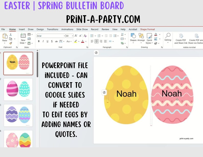 BACK TO SCHOOL: Bulletin Board Printable Display for Classroom - Easter ...