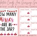 Valentine Chocolate Kisses Guessing Game - Printable Valentine's Game ...