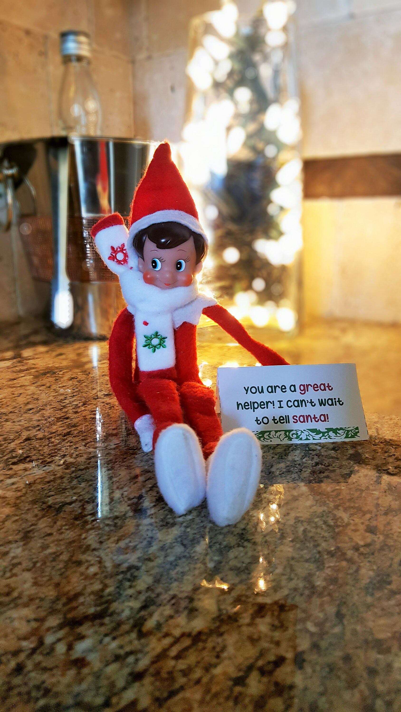 ELF NOTE CARDS | 32 Elf Notes | Christmas | Elf Note Tent Cards ...