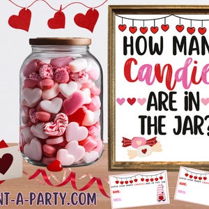 Valentine Candy Guessing Game - Printable Valentine's Game for Parties ...