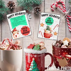 You've Been Mugged Holiday Gift Printable - Gnomes Design | Neighbor ...