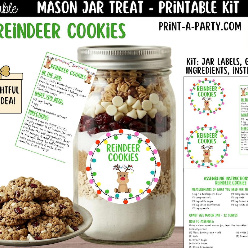 Reindeer Cookie Jars - Etsy