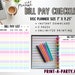 Bill Pay Checklist Planner Page Finance Tracking Bill Paying Disc ...