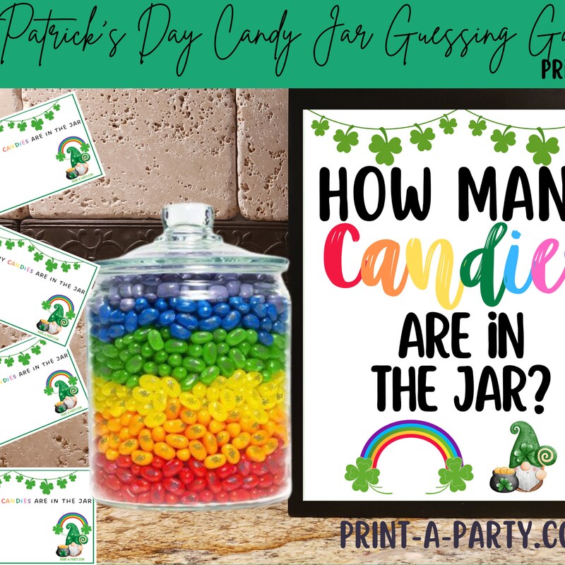 St Patricks Day Jar - Etsy