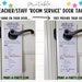 Teacher Staff Appreciation Editable Room Service Door Tags via a ...