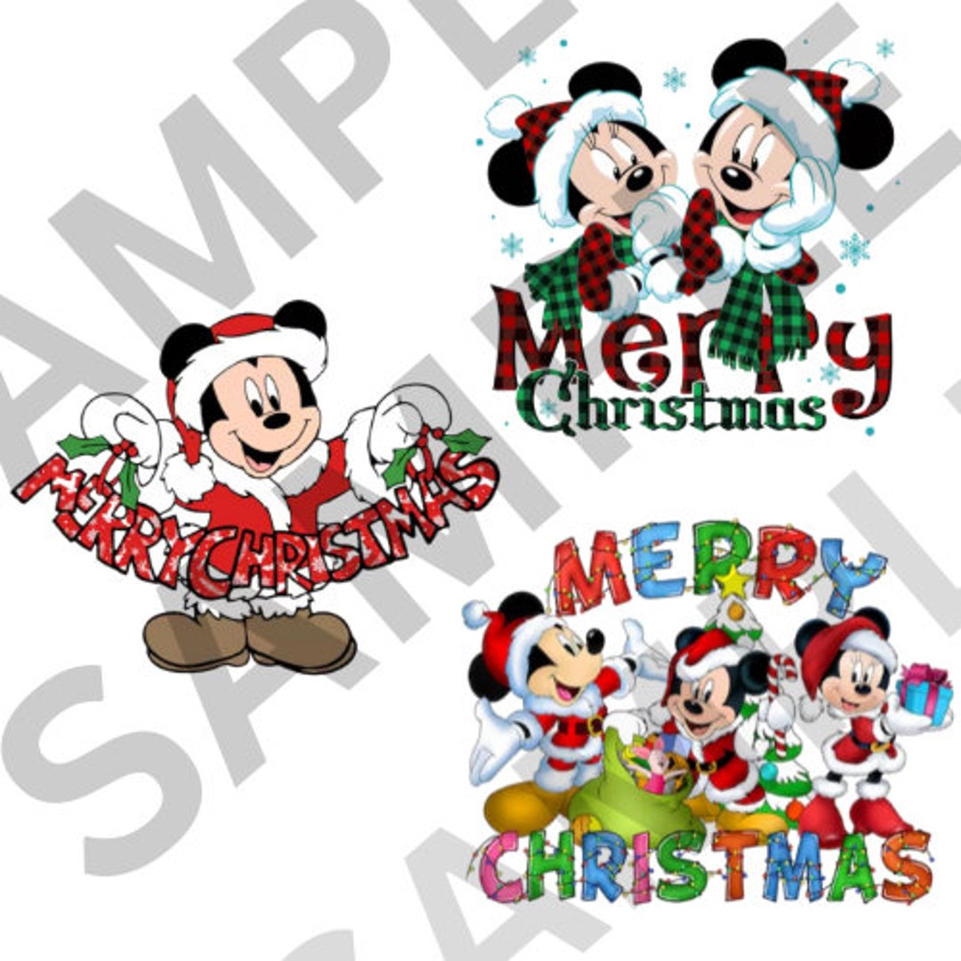 Christmas Mickey Png, Mouse and Friends Christmas PNG, Christmas ...
