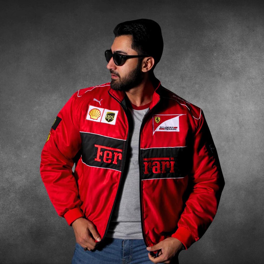 Vintage Motorsport F1 Bomber Jacket, Racing Jacket F1 Formula Unisex ...