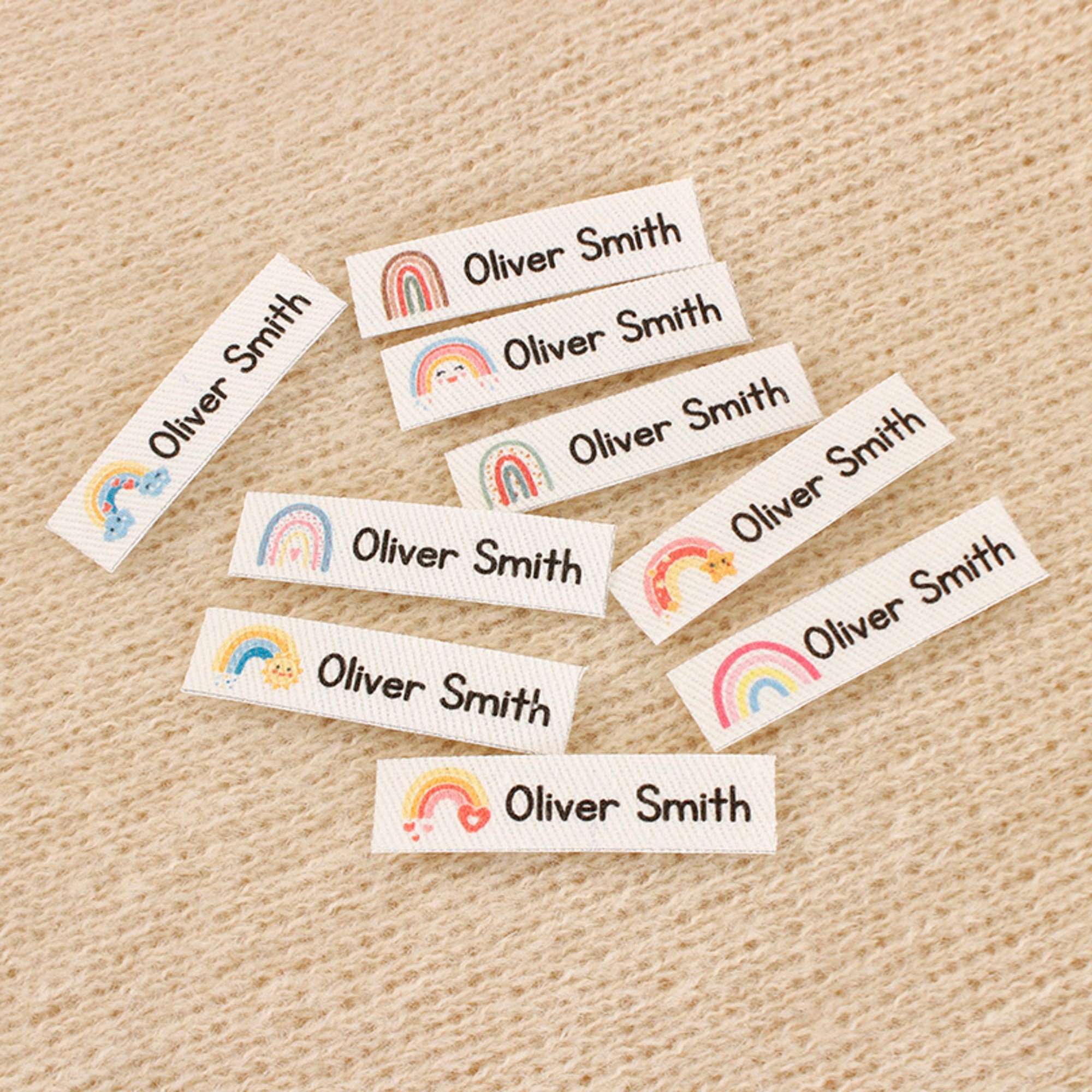 Ironing Personalised Labels, Pre-cut Woven Name Labels, Sew in Labels ...