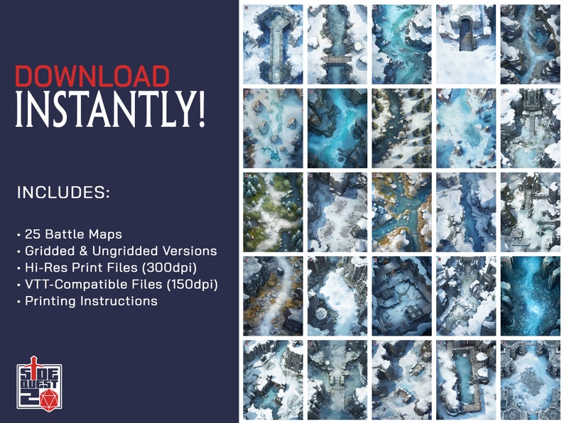 Arctic Wilds - TTRPG Fantasy Battle Maps for RPG, D&D, Pathfinder ...