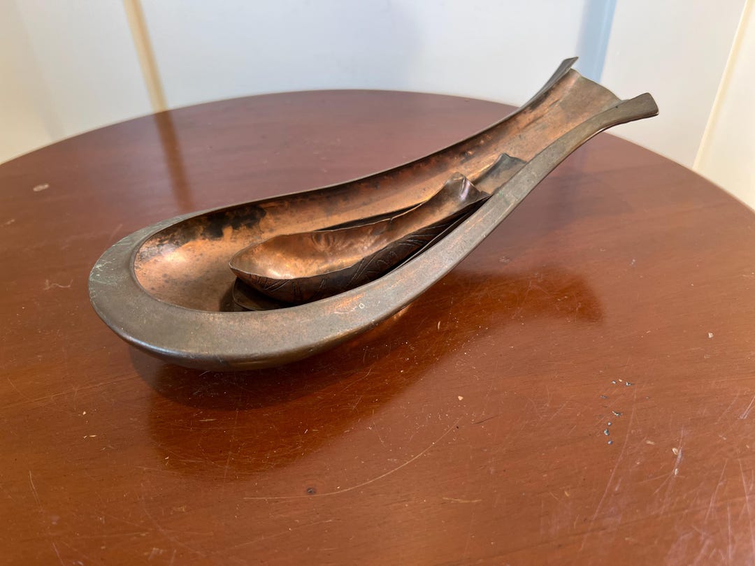 Antique Copper Hindu Yoni Lingam Ritual Pourers Set of 3 - Religious ...