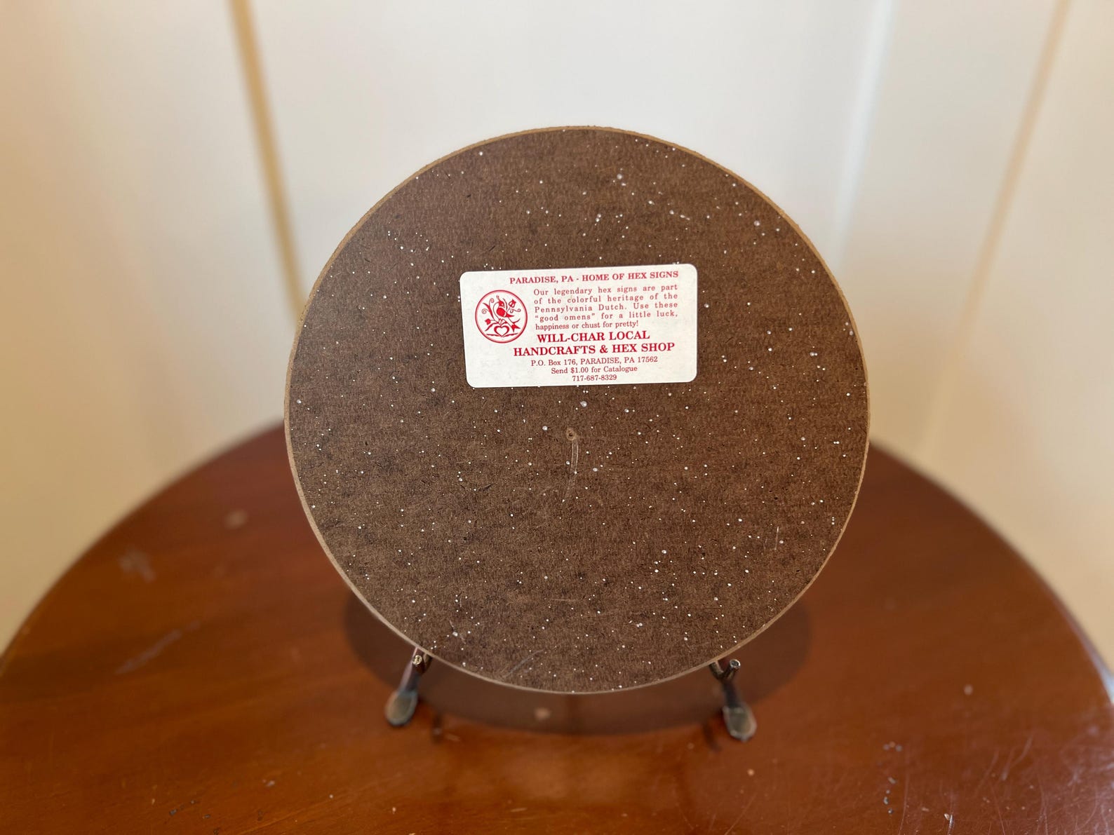 Vintage Zook Pennsylvania Dutch Welcome or Wilkum Round Hex Signs 1 ...