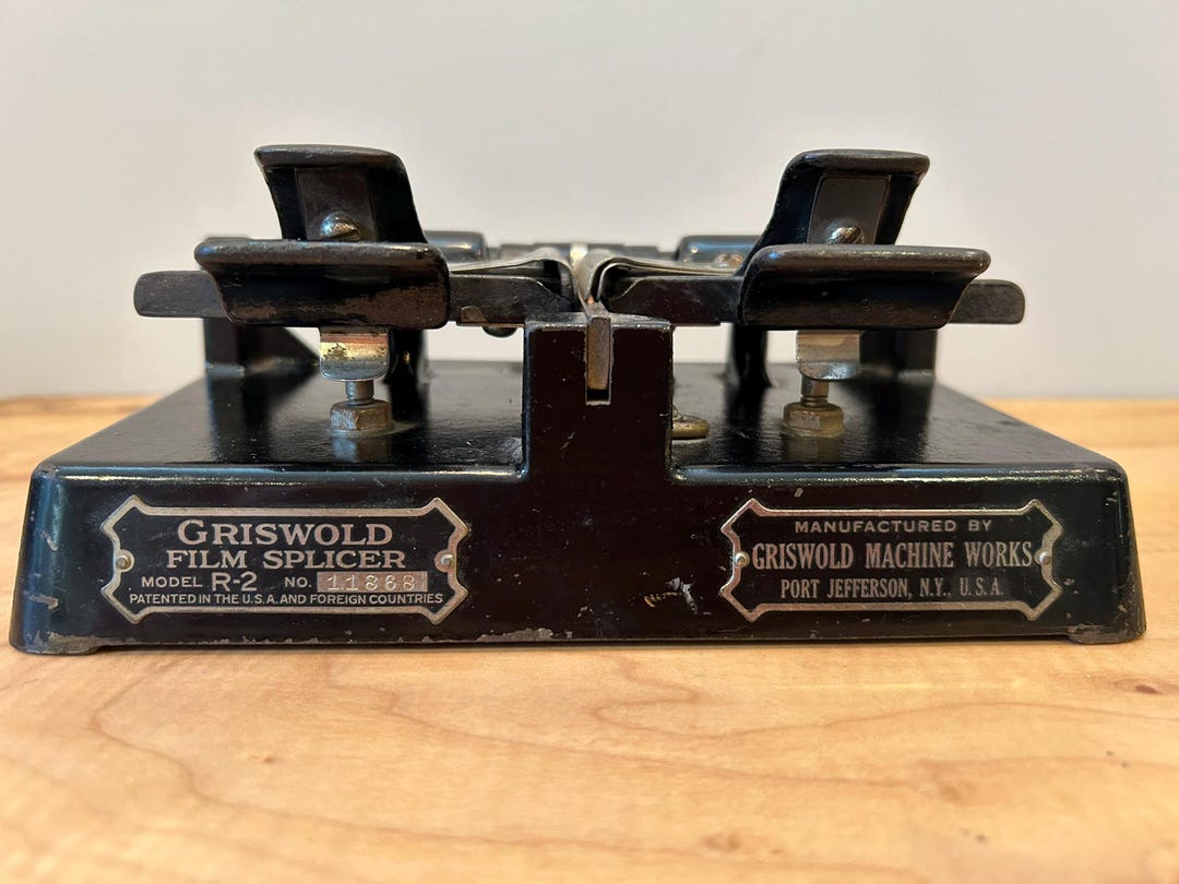 Vintage Griswold Hollywood 35mm Cement Motion Picture Film Splicer ...