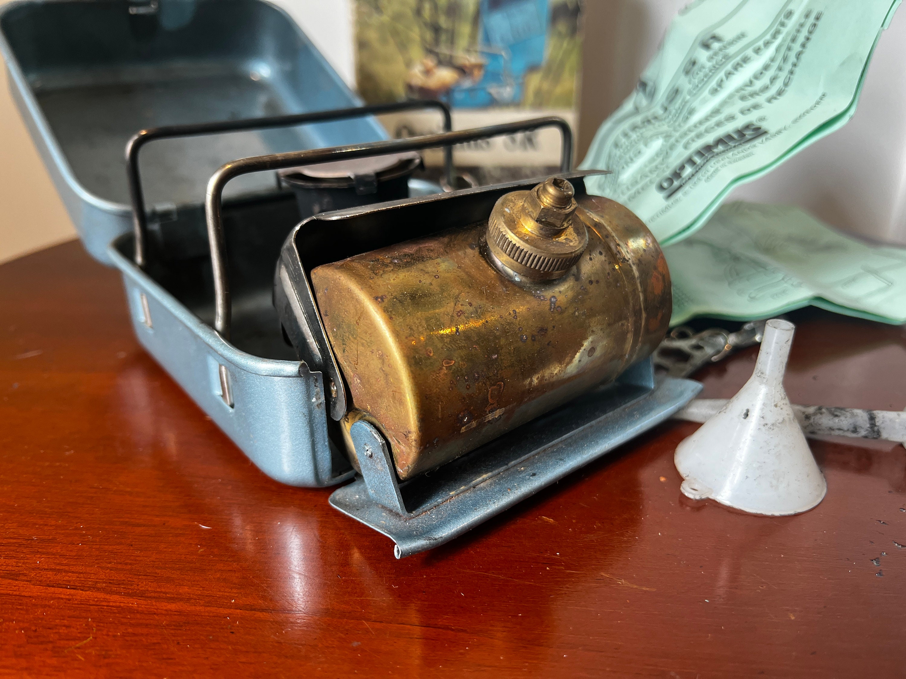 Vintage 1950s/1960s Optimus 8R Camp Stove in Original Box Made in ...