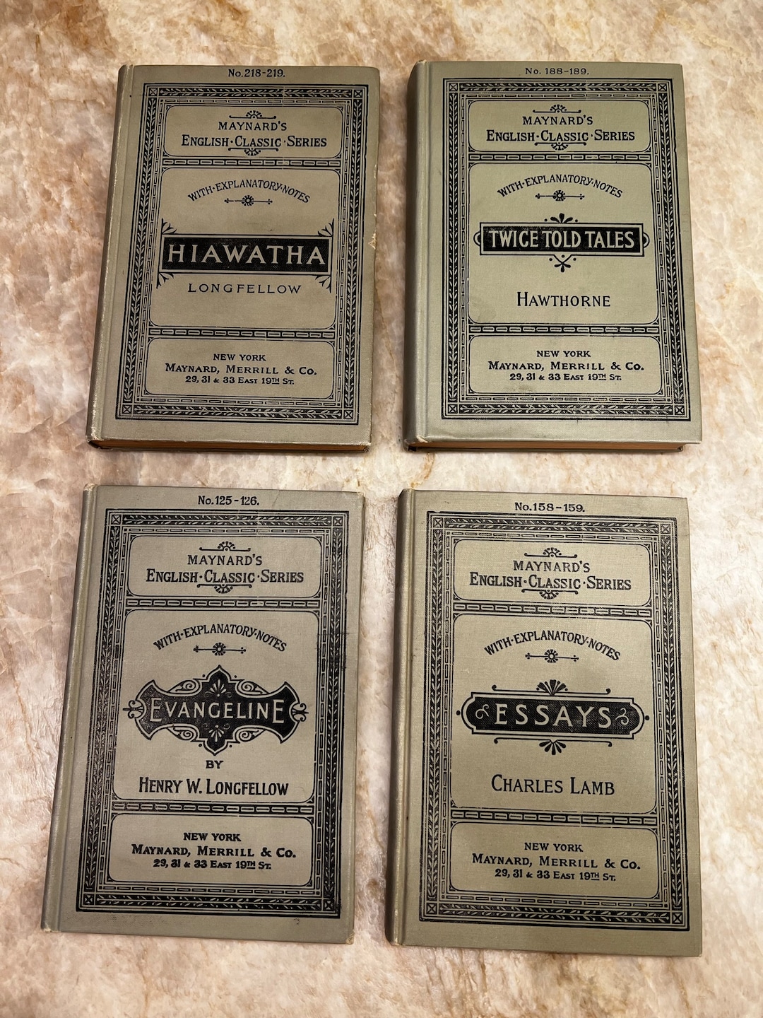 Vintage Maynard's English Classic Series Books 1800's - Etsy