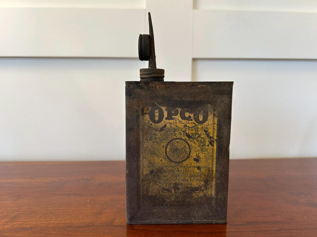 Antique Early 1900s Auto OPCO American Oil Products Company Carbon ...
