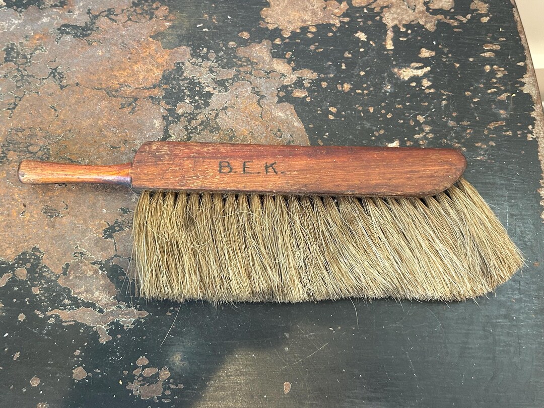 Vintage Horsehair Drafting Brush — Wood Handle Draftsman Brush — Desk ...