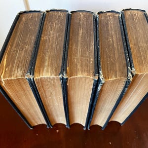 Antique Late 1800s Beacon Lights of History 5 Volumes by John Lord ...
