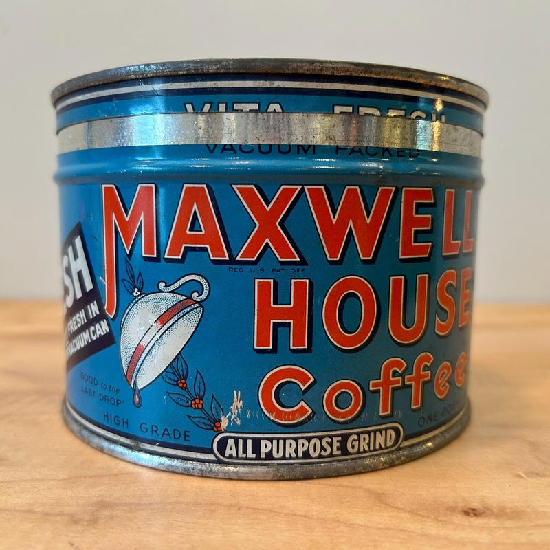 Vintage Coffee Cans - Etsy
