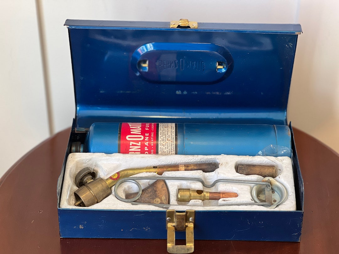 Vintage 1950s Bernzomatic Propane Torch Kit With Toolbox - Etsy
