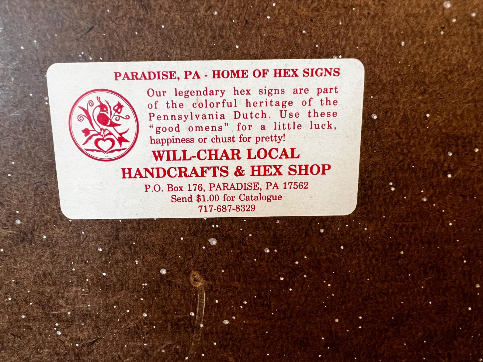 Vintage Zook Pennsylvania Dutch Welcome or Wilkum Round Hex Signs 1 ...