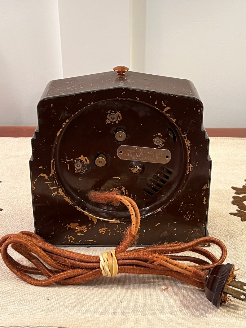 Vintage 1930s Ingraham St. Regis Electric Alarm Clock Art Deco - Etsy