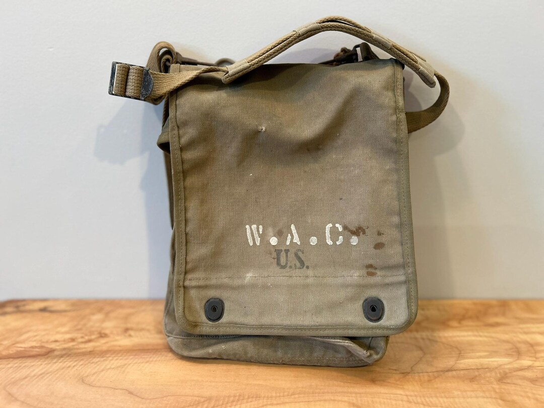 Vintage WW11 US Army Women's Army Corp (WAC) Dispatch Bag or Map Case ...