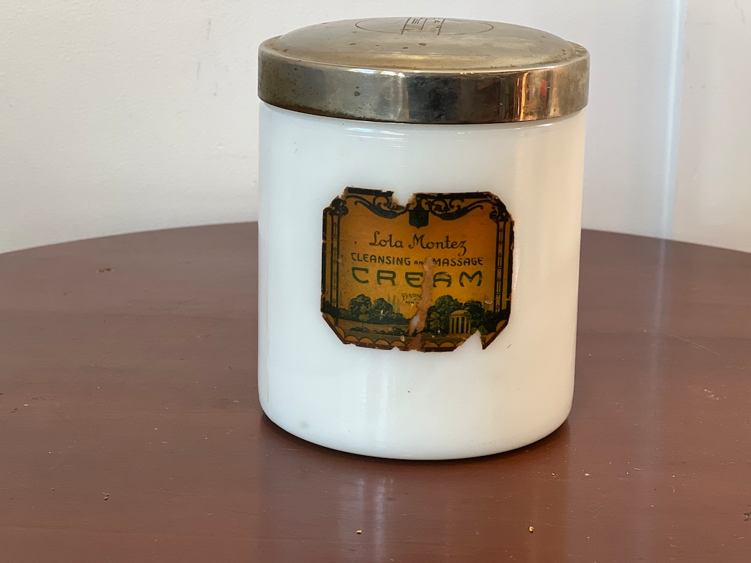 Antique RARE Art Deco 1920s Lola Montez Cleansing and Massage Cream ...