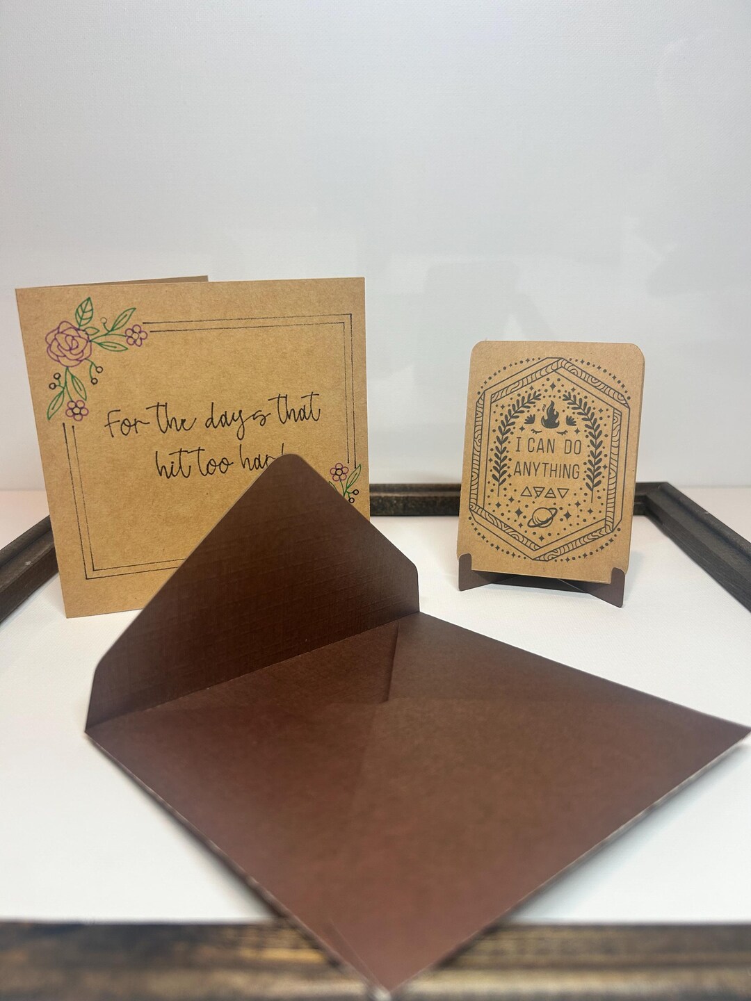 Motivational Card Gift Set – Handmade, Boho‑inspired, Ready to Gift - Etsy