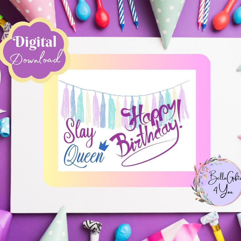 Birthday Slay - Etsy