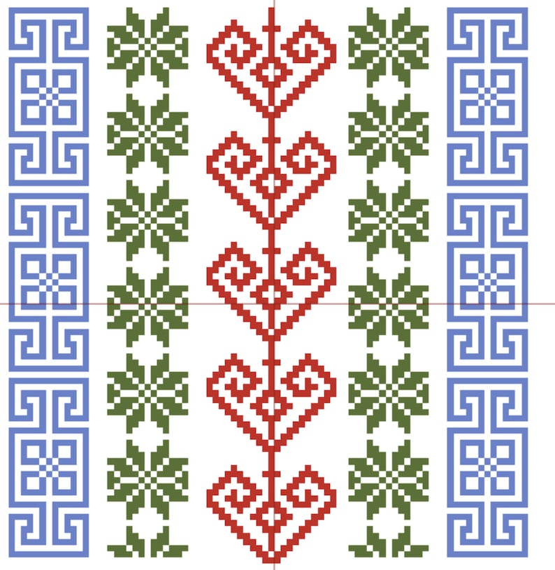 Tatreez Pattern 1 - Etsy