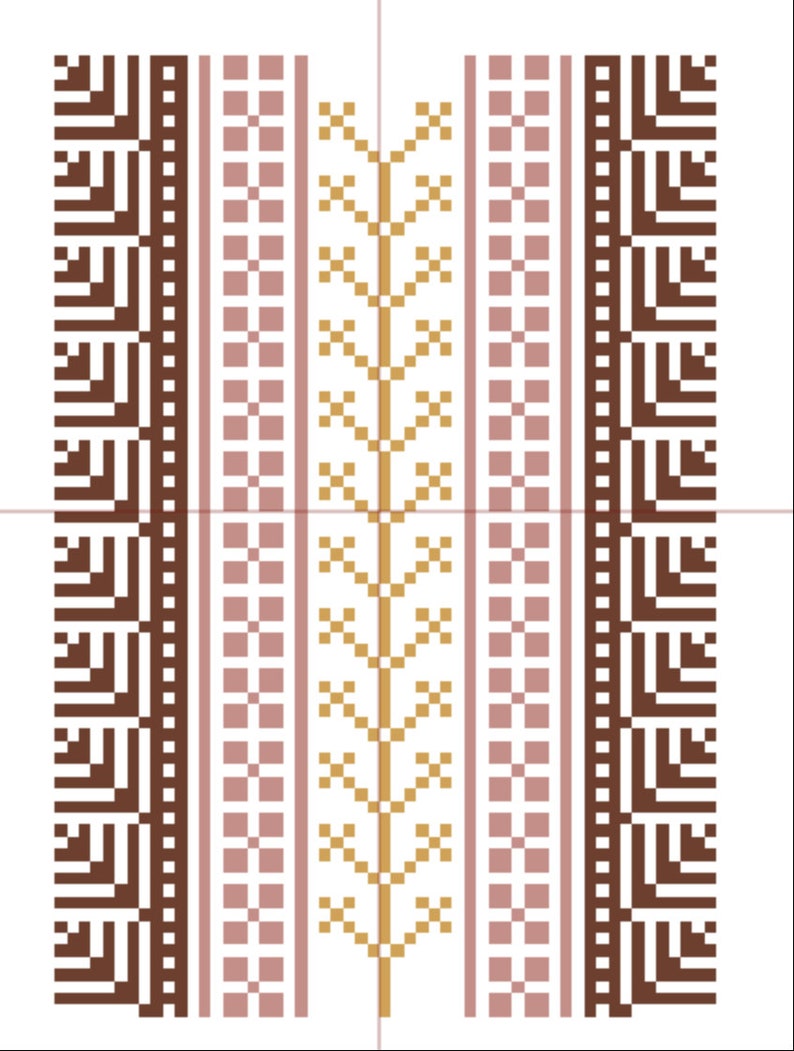 The Farm Tatreez Pattern - Etsy