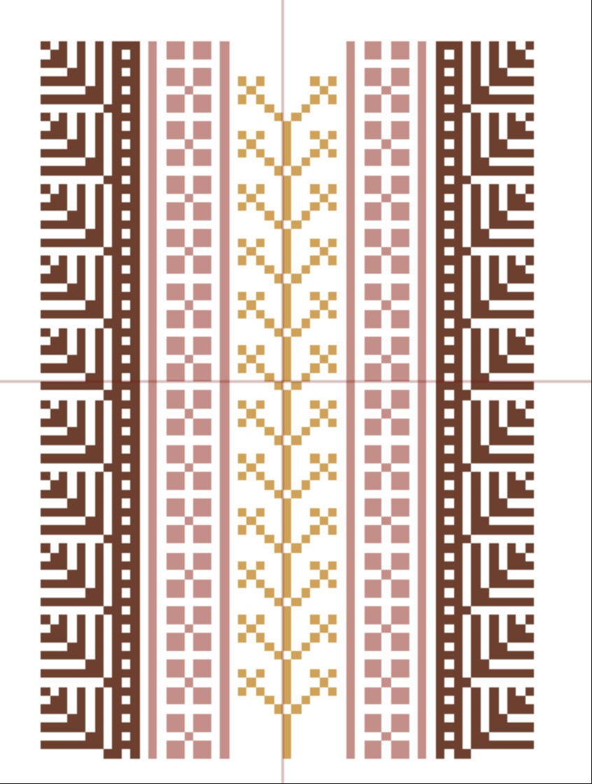 The Farm Tatreez Pattern - Etsy