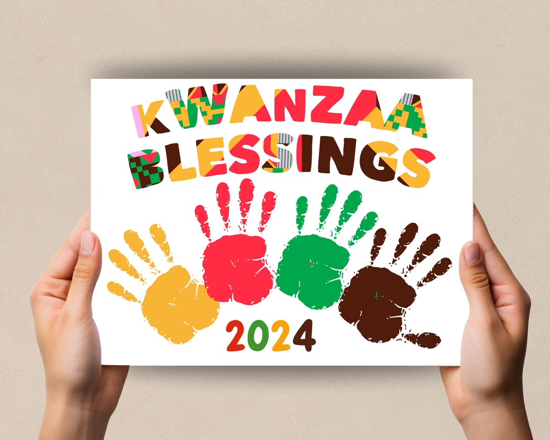 Kwanzaa Handprint Craft, Kwanzaa Handprint Art, Handprint Activity ...