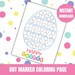 Easter Dot Marker Coloring Page for Preschoolers. Easter Egg Activity ...