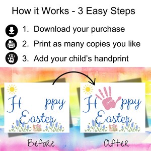 Easter Handprint Craft, Handprint Art, Toddler Handprint, Easter Easy ...